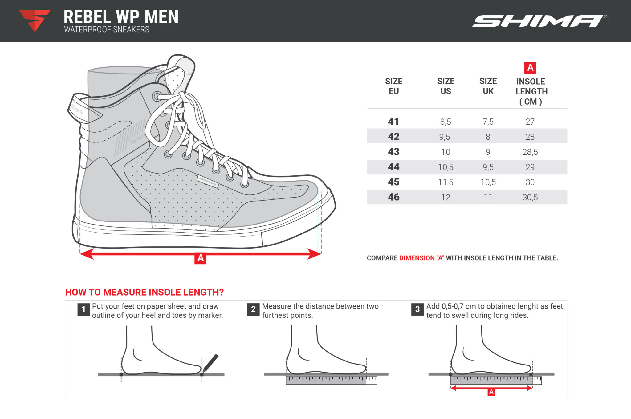 Botas REBEL MEN - Shima México